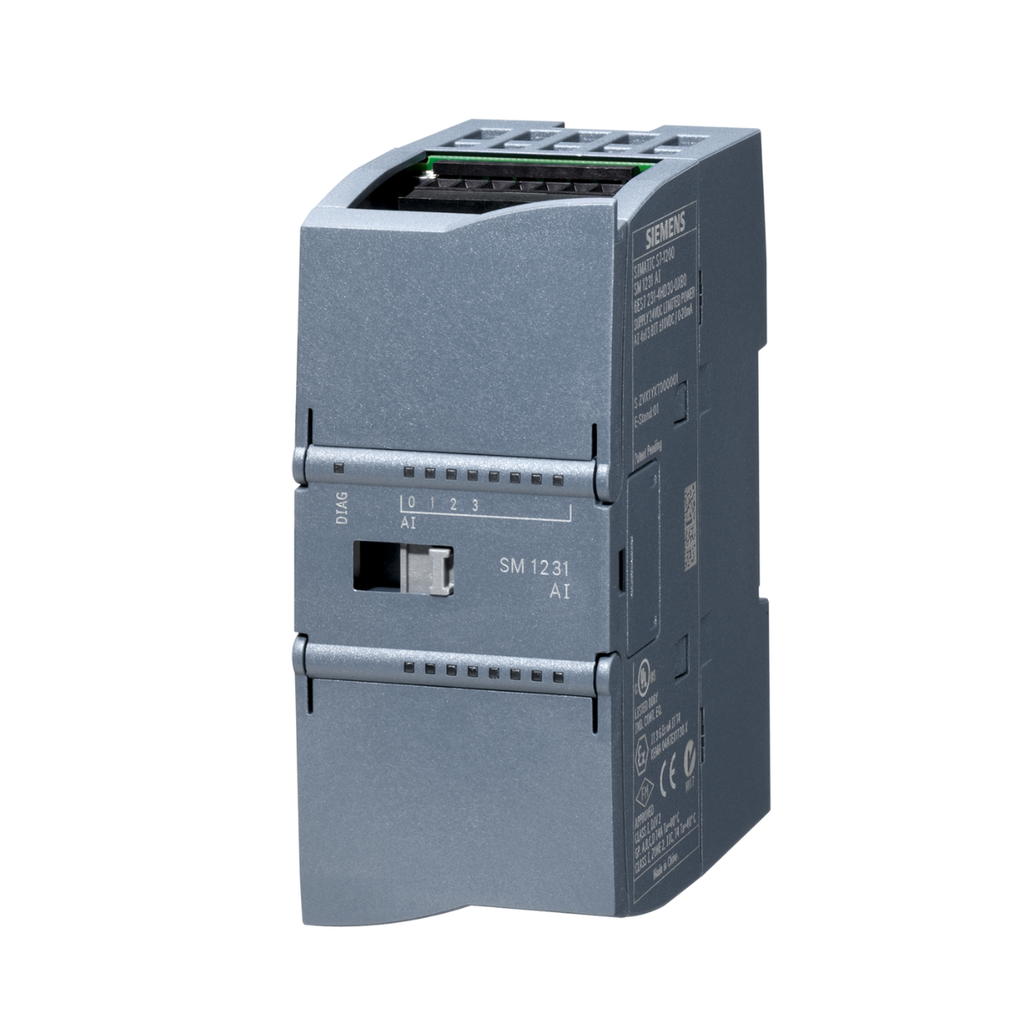 Simatic S7-1200,In Analog. Sm 1231, 4 Ai, +/-10V, +/-5V, +/-2.5V, O 0-20 Ma 12 Bit + Signo (13 ...